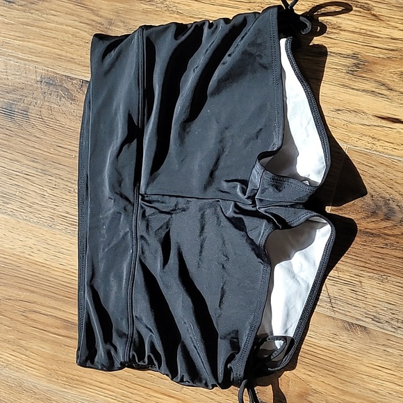 Swim | Swim Shorts Size L Cinched Sides And Drawstring Black | Poshmark